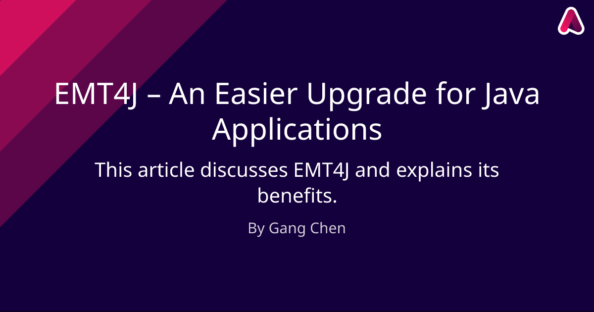 EMT4J – An Easier Upgrade for Java Applications | Adoptium